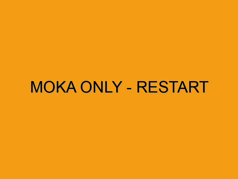 Moka Only - Restart - Folded Waffle
