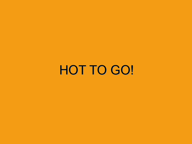 HOT TO GO! - Folded Waffle