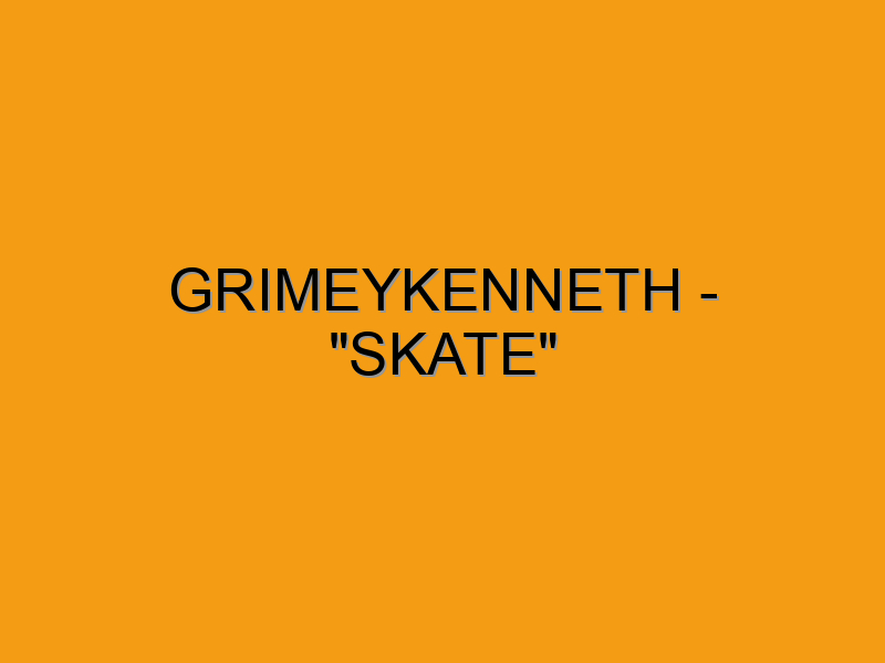 grimeykenneth - "Skate" - Folded Waffle