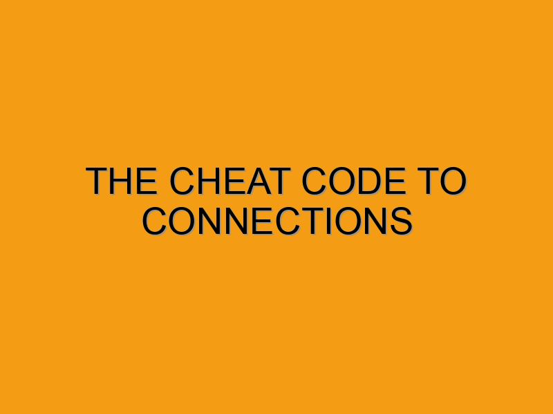 The Cheat Code to Connections - Folded Waffle