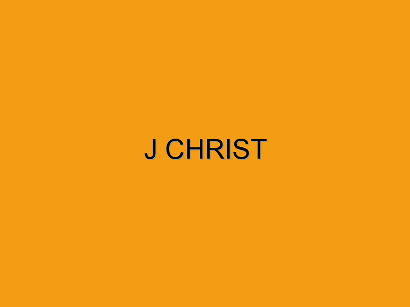 J CHRIST - Folded Waffle