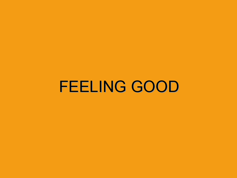 Feeling Good - Folded Waffle