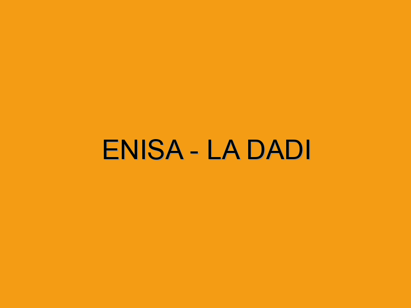 ENISA - La Dadi - Folded Waffle