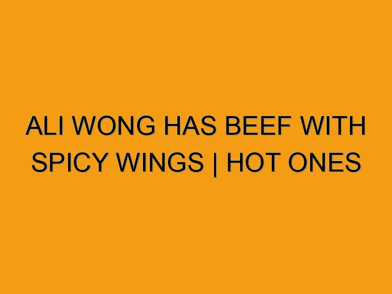 Ali Wong Has Beef With Spicy Wings | Hot Ones - Folded Waffle