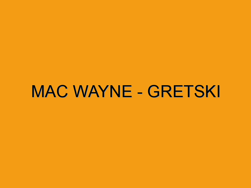 Mac Wayne - Gretski - Folded Waffle