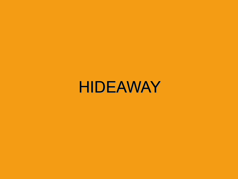 HIDEAWAY - Folded Waffle