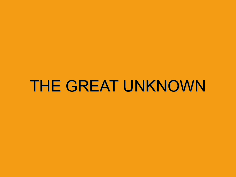 The Great Unknown - Folded Waffle