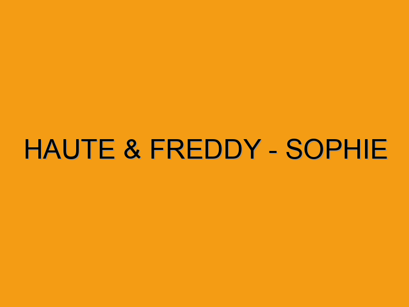 Haute & Freddy - Sophie - Folded Waffle