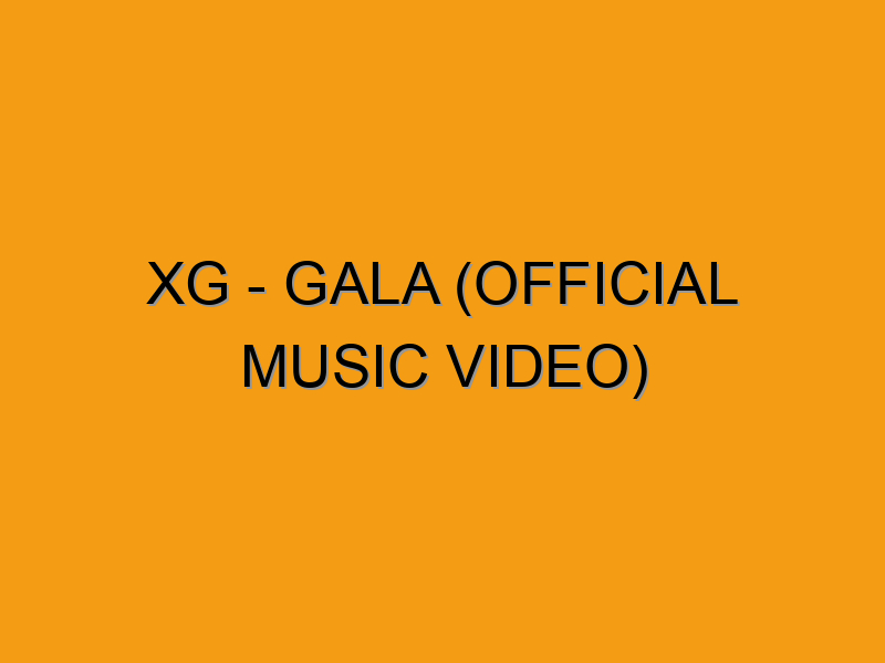 XG - GALA (Official Music Video) - Folded Waffle