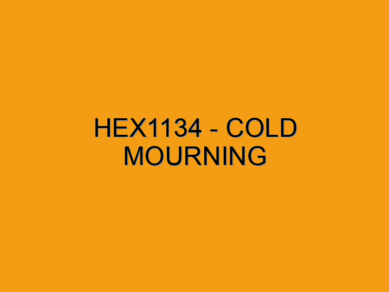 Hex1134 - Cold Mourning - Folded Waffle