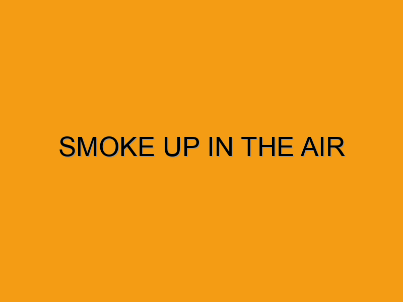 Smoke Up In The Air - Folded Waffle