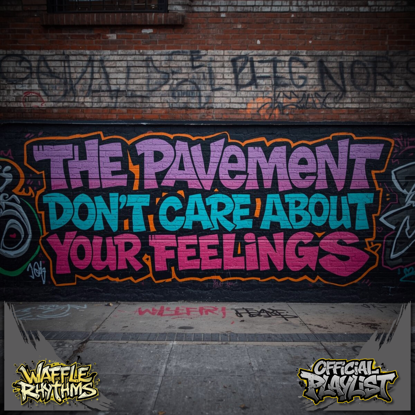 Waffle Feature: The Pavement Don't Care About Your Feelings - Folded Waffle